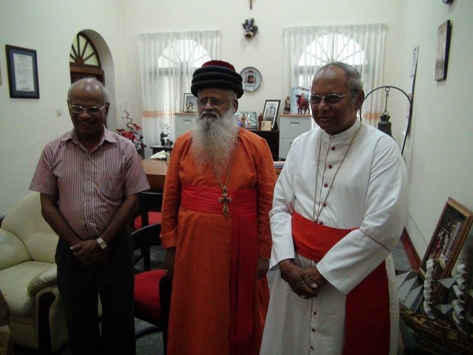Mar Aprem Metropolitan Visits Ancient Anuradhapura Cross in Official ...