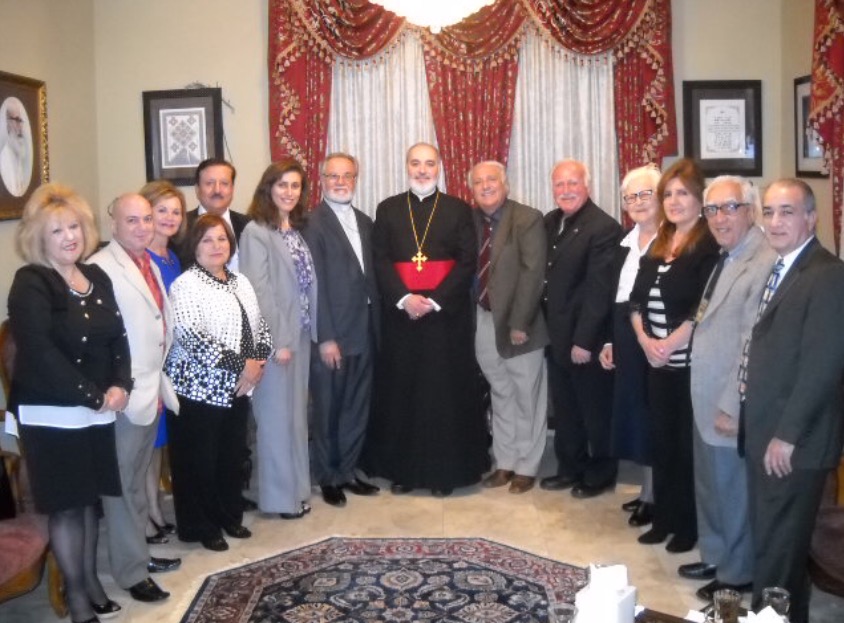 His grace bishop Mar Awa Royel receives the Assyrian national council ...